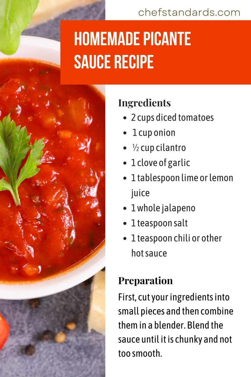 What Is Picante Sauce And Can You Make It At Home?
