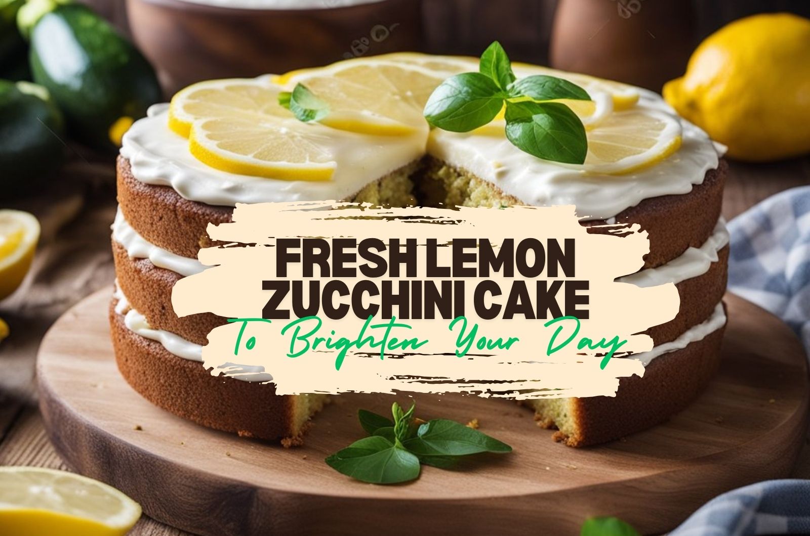 Fresh Lemon Zucchini Cake To Brighten Your Day