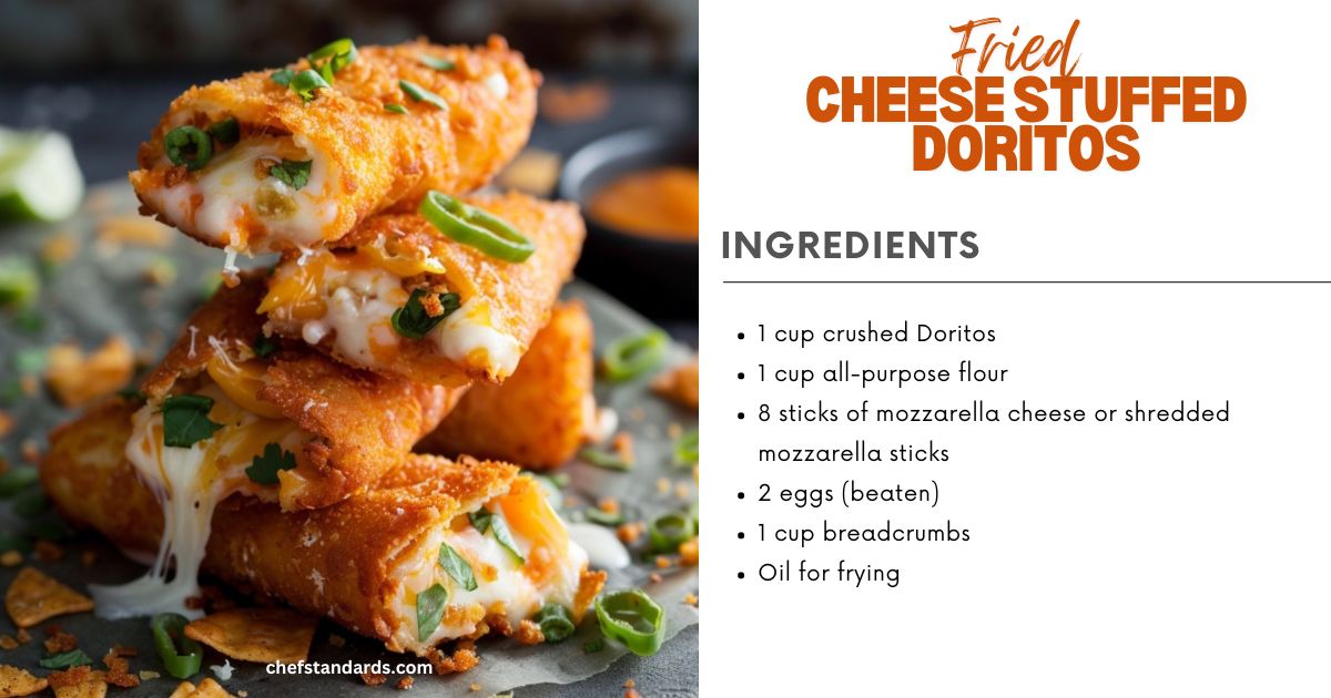 Snack Like A Pro With Fried Cheese Stuffed Doritos