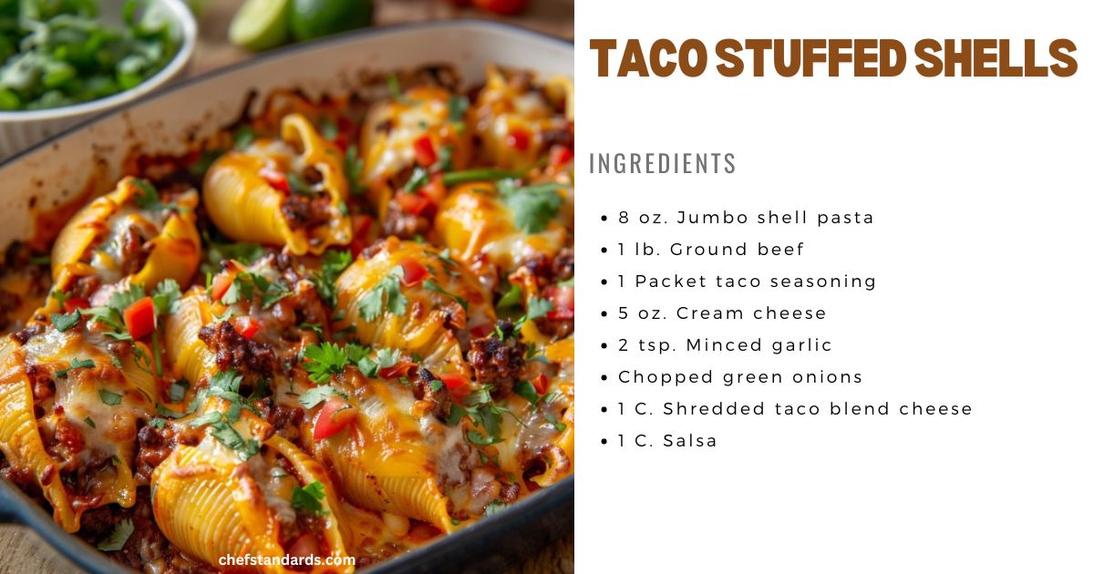 Taco Stuffed Shells Your New Favorite Fusion Dish