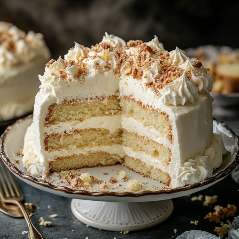 Hearty And Sweet Italian Cream Cake
