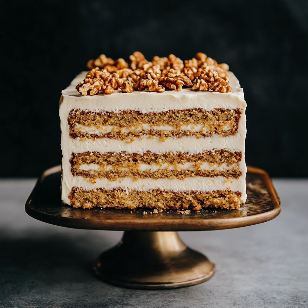 Indulge In This Delicious Romanian Walnut Buttercream Cake