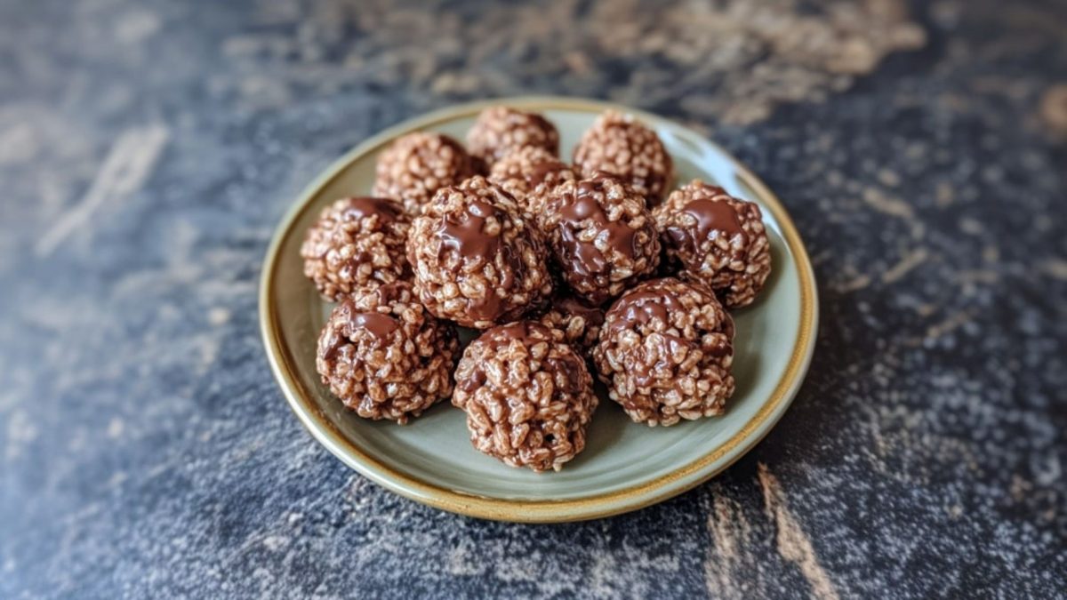 Effortless Chocolate Rice Krispie Balls With The Perfect Crunchy Texture