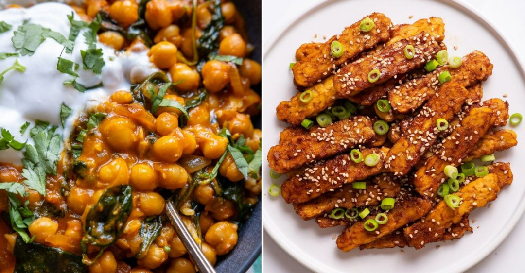 30 High-Protein Meatless Dinners To Keep You Full & Fit