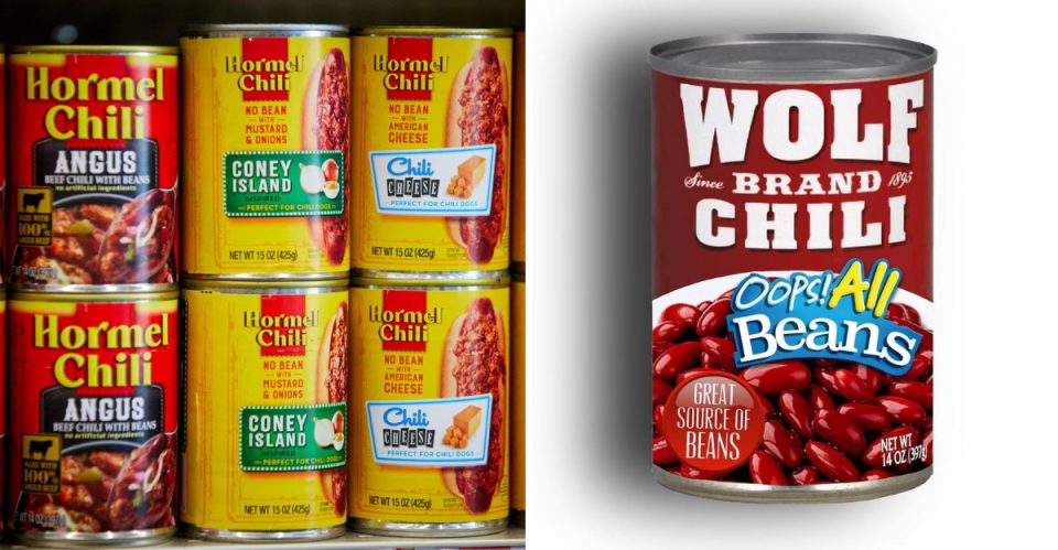 We Tried 21 Cans Of Chili - And One Iconic Brand Swept All 3 Categories