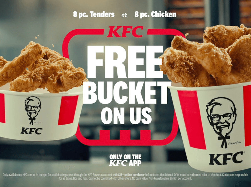 KFC Is Giving Away Buckets Of Free Fried Chicken: Here's What You ...